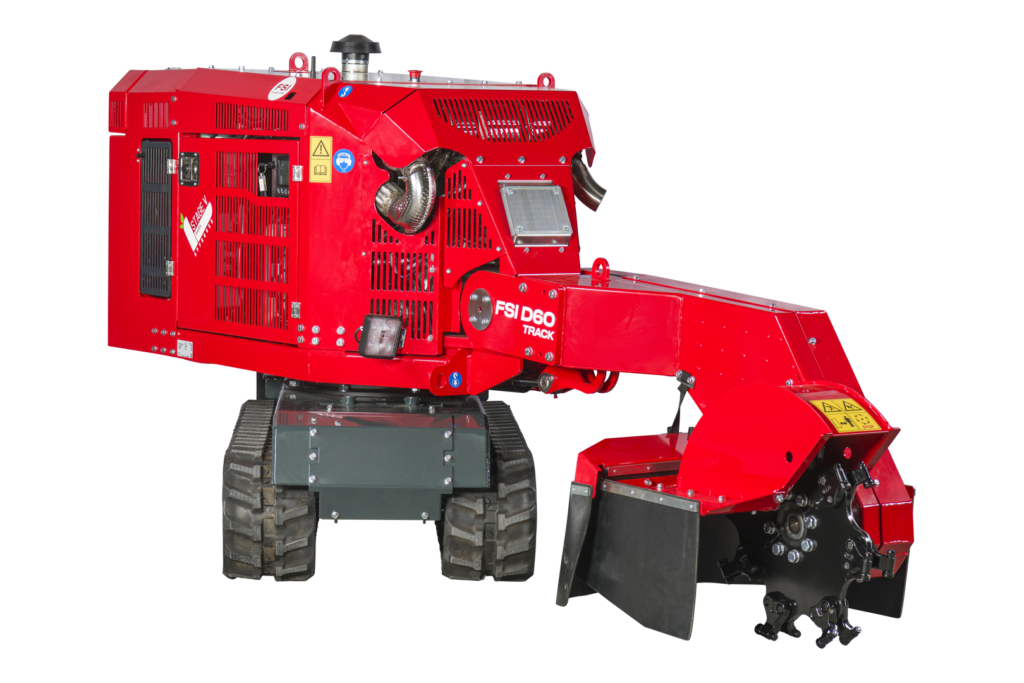 FSI D60 TRACK | 60 HP Diesel stump cutter on tracks