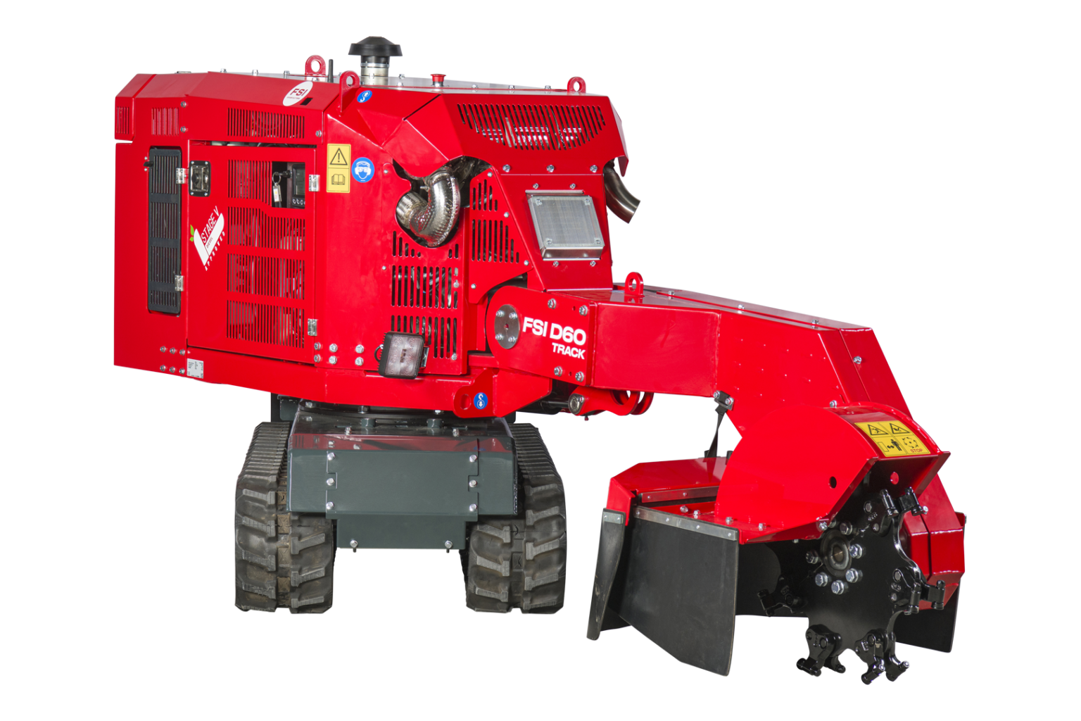 FSI D60 TRACK | 60 HP Diesel stump cutter on tracks
