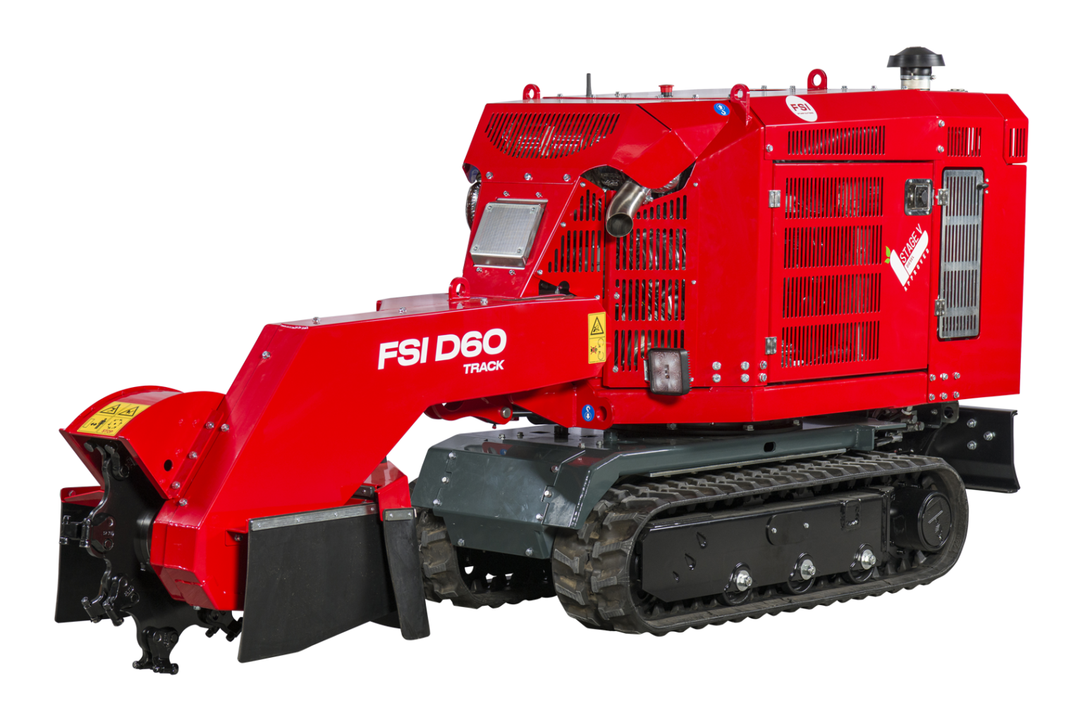 FSI D60 TRACK | 60 HP Diesel stump cutter on tracks