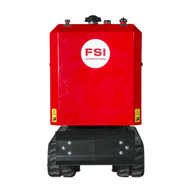 FSI D74 TRACK - Powerful 74 hp diesel engine stump grinder