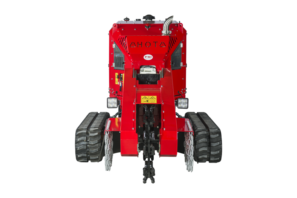 FSI D74 TRACK - Powerful 74 hp diesel engine stump grinder